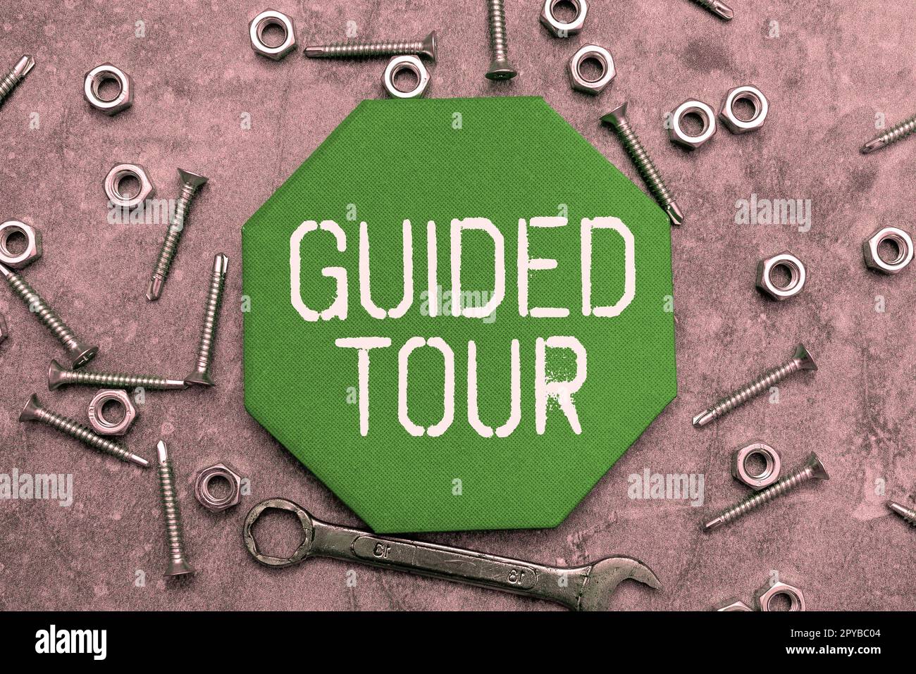 Inspiration showing sign Guided Tour. Concept meaning advice or ...