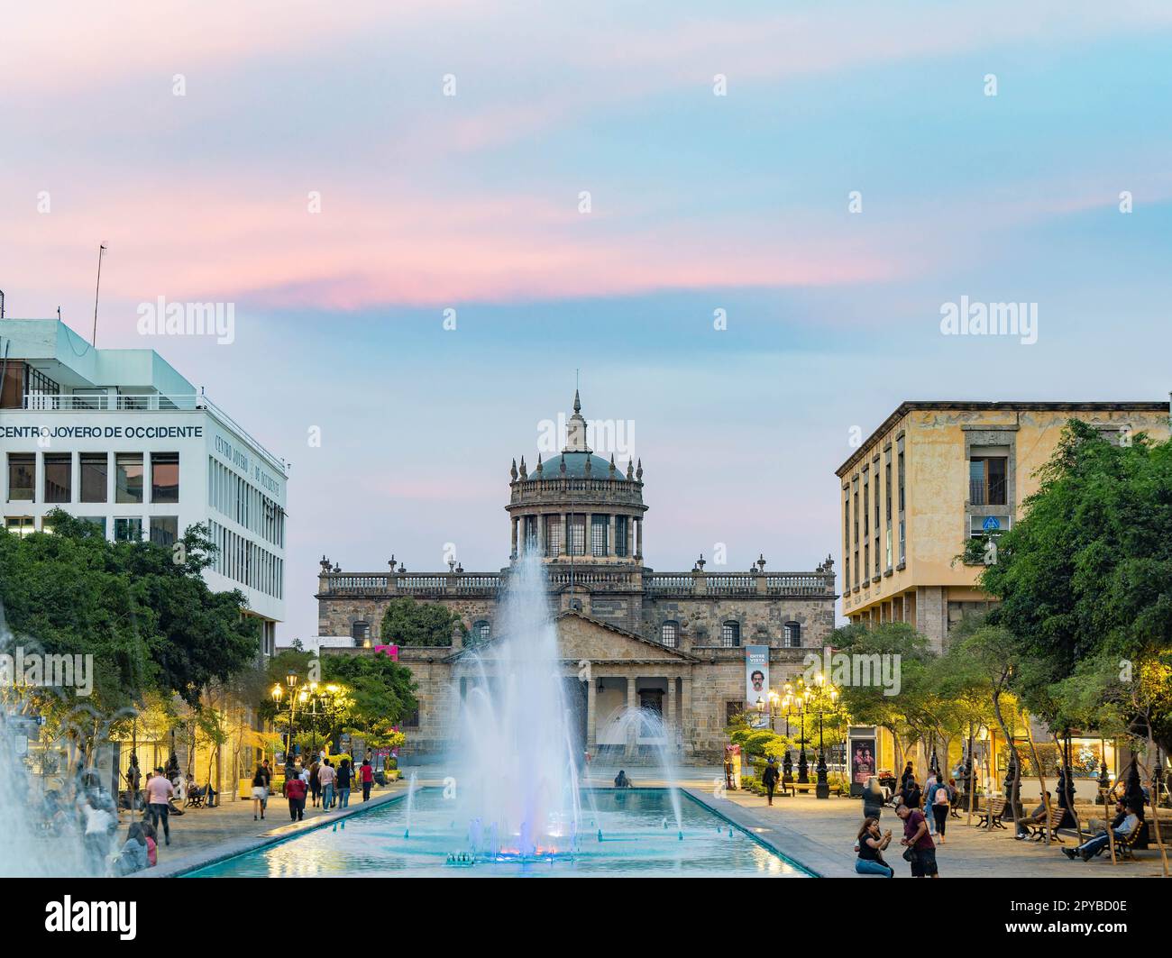 Mexico, APR 26 2023 - Daytime view of the Hospicio Cabanas Stock Photo ...