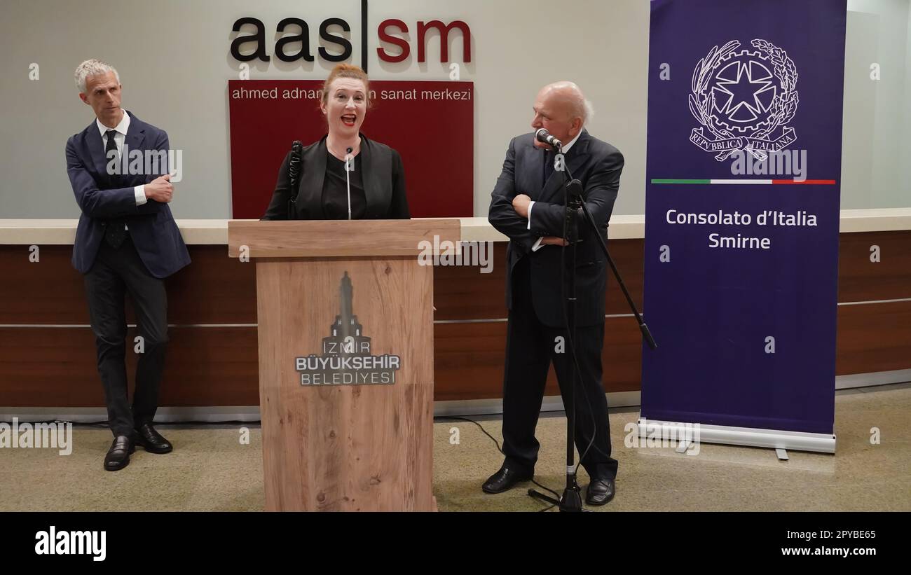 On the occasion of the visit to Izmir H. E. Giorgio Marrapodi ...
