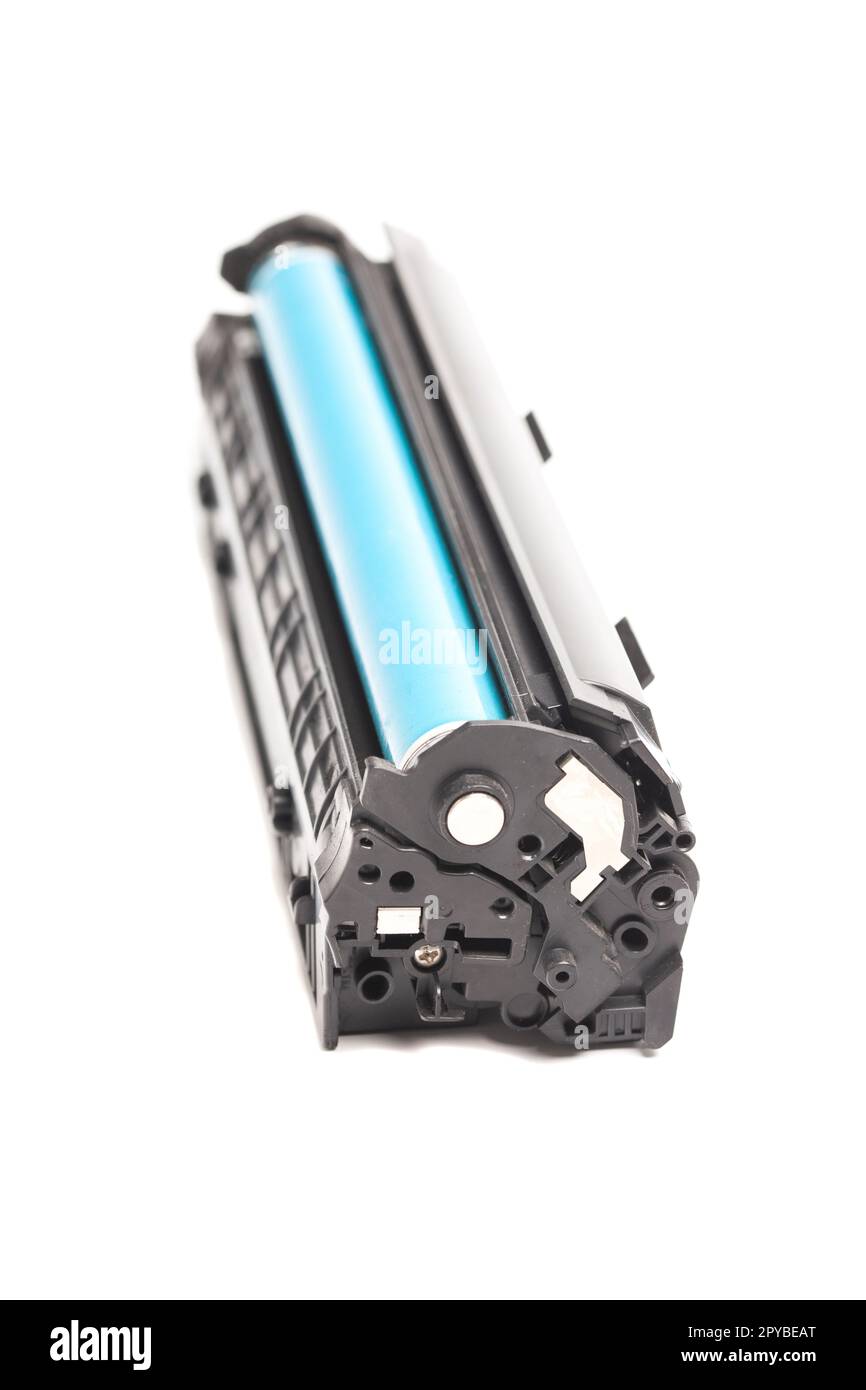 Cartridge for laser printer isolated on white background Stock Photo ...