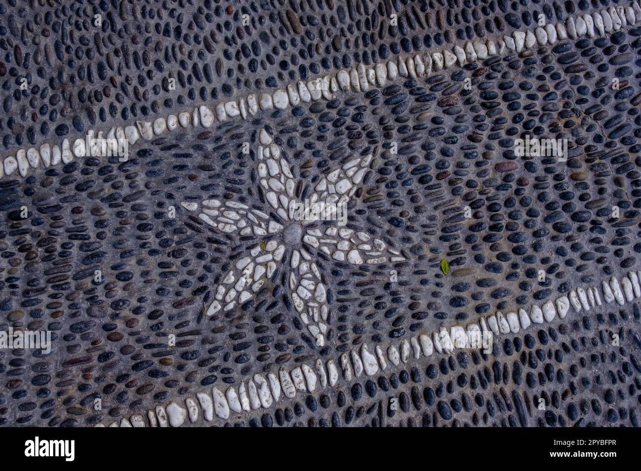 stone floor flower detail Stock Photo - Alamy