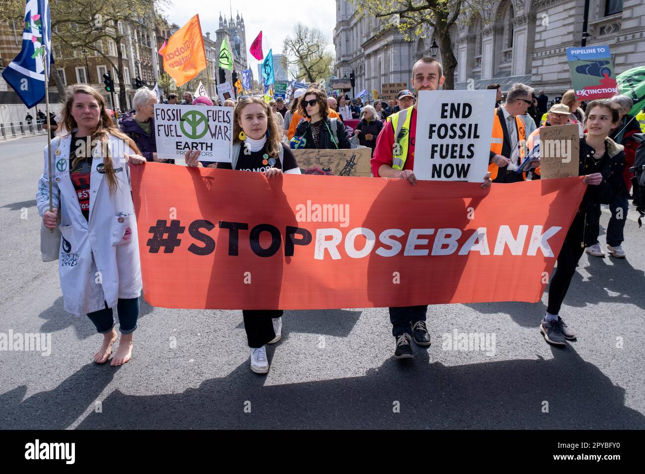 Protesters from the environmental group Extinction Rebellion gather for ...