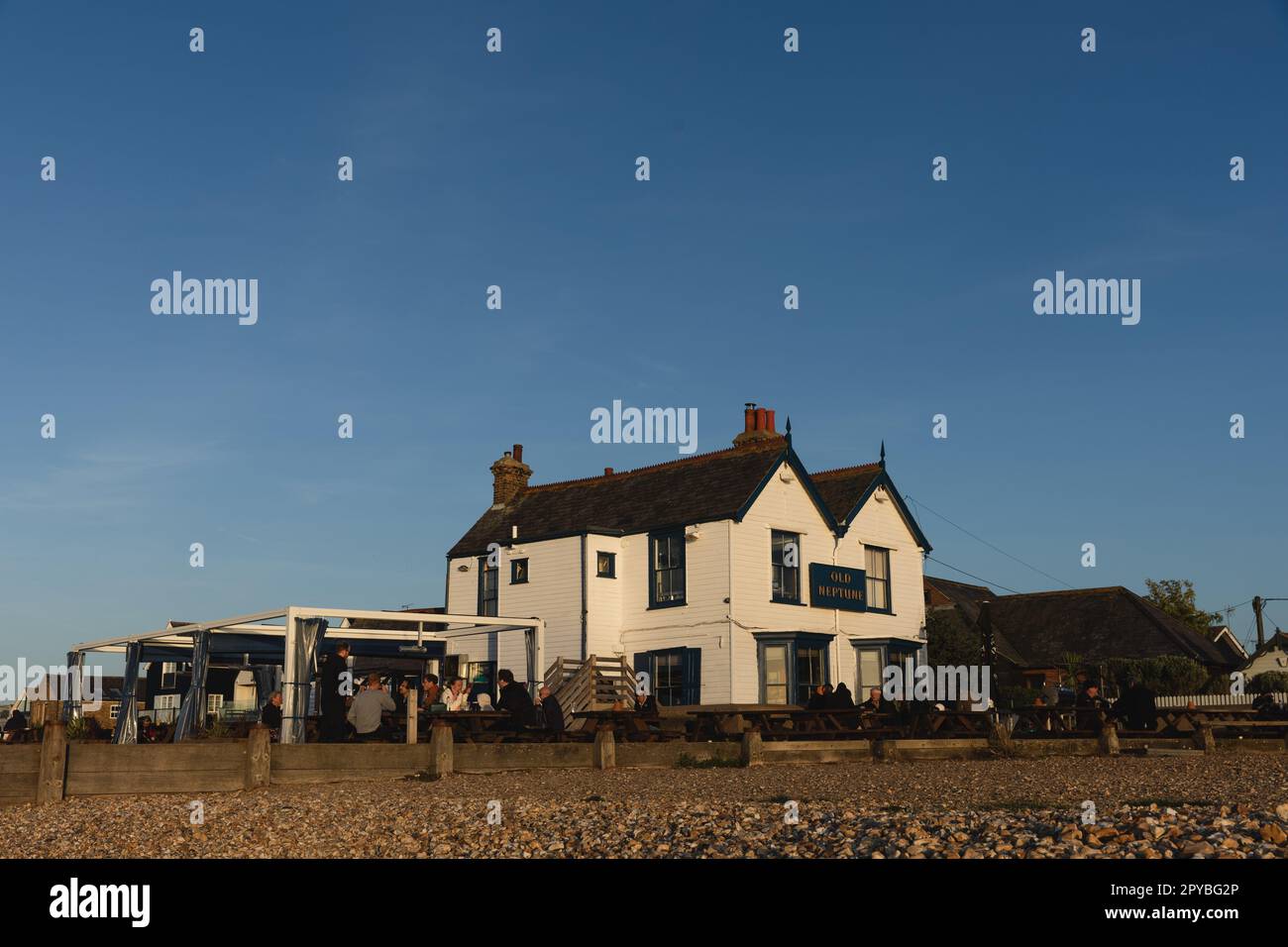 Old Neptune pub on the 6th October 2022 at Whitstable Beach in ...