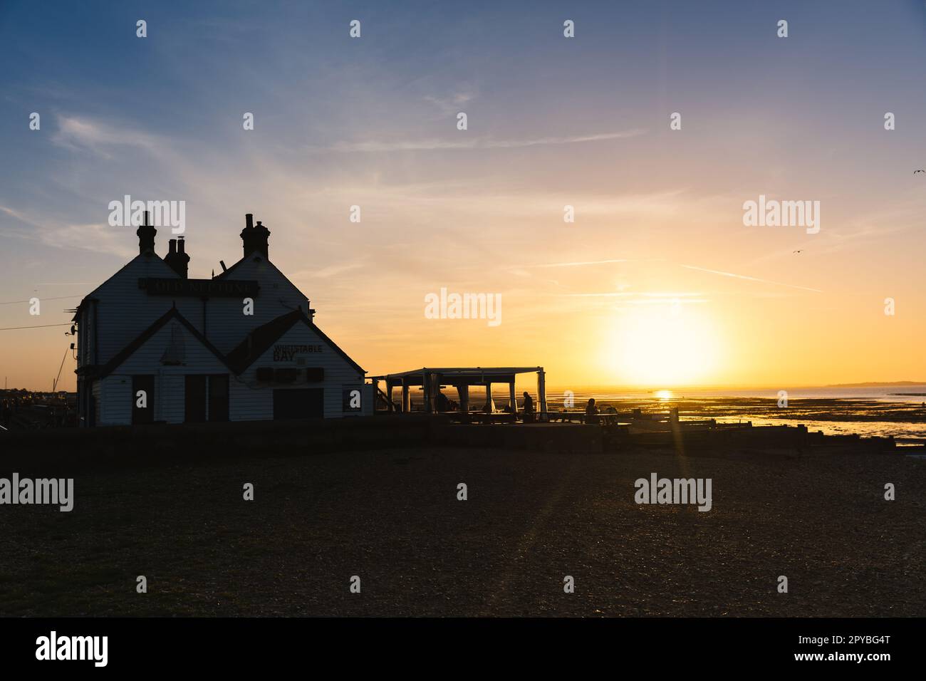 Old Neptune pub on the 6th October 2022 at Whitstable Beach in ...
