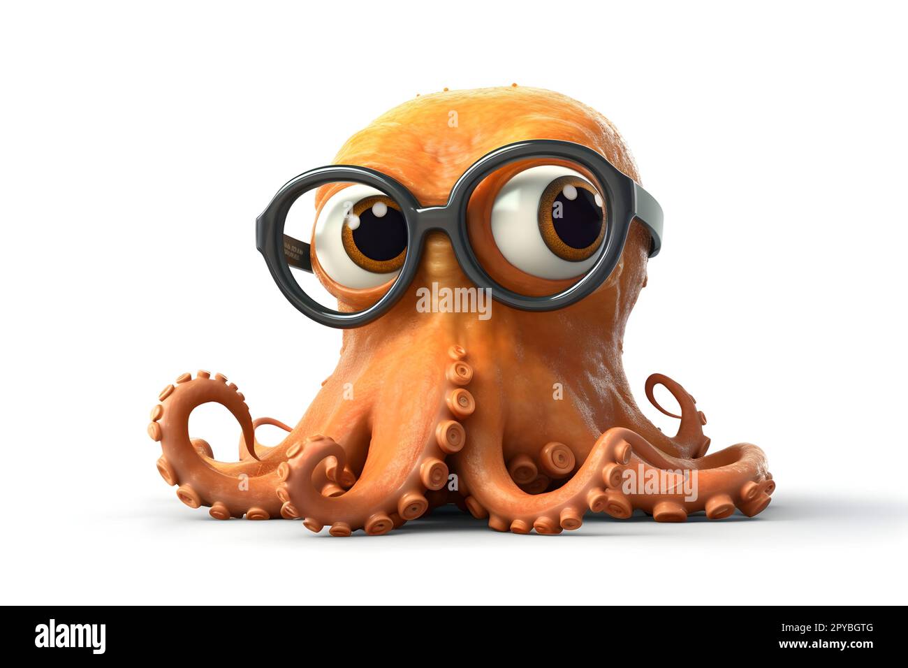 Cartoon octopus character hi-res stock photography and images - Alamy