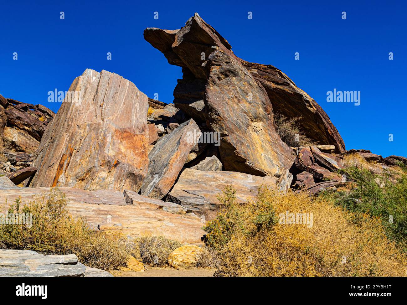 Tahquitz Canyon - Palm Springs, CA, USA: December 11, 2021: Rockscapes ...