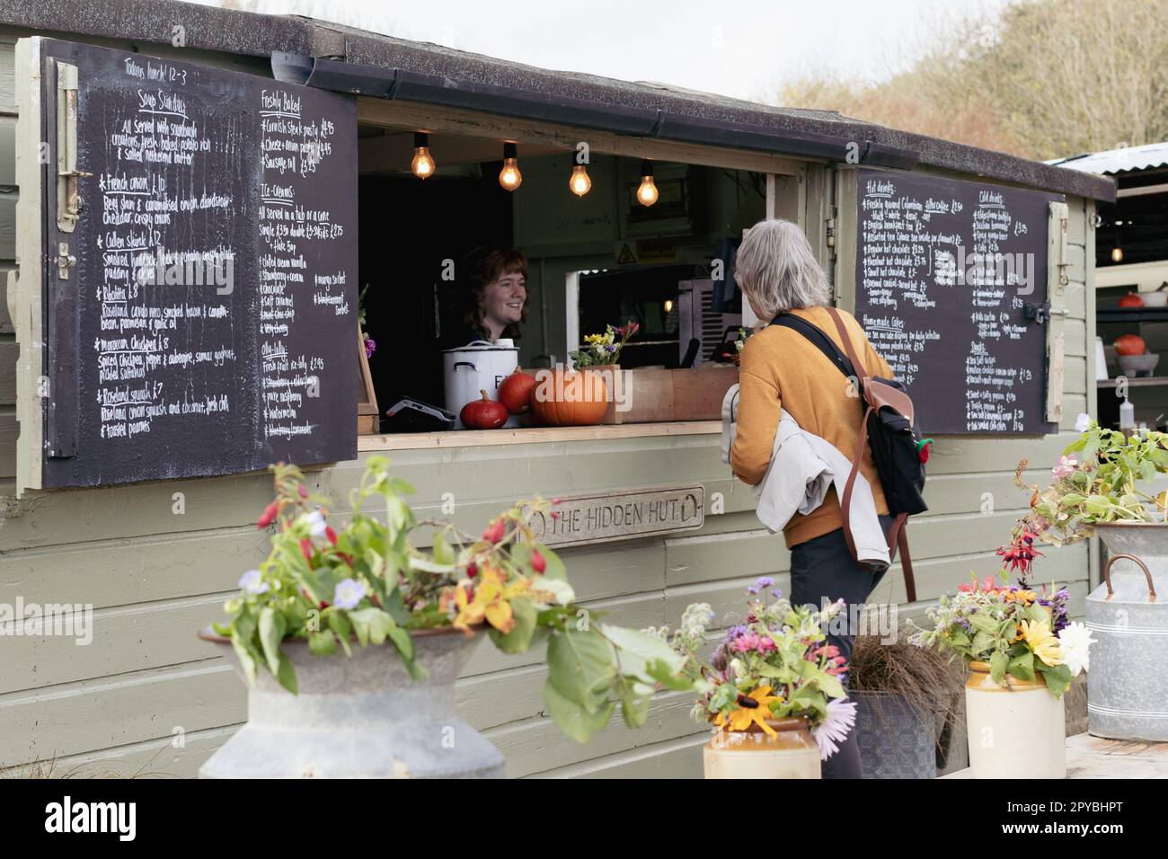 The Hidden Hut on the 30th October 2022 at Porthcurnick Beach, Cornwall ...