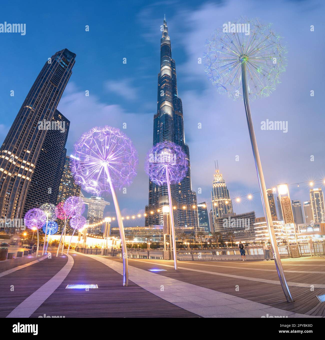 18 January 2023, Dubai, UAE: Famous Burj Khalifa skyscraper tower and ...