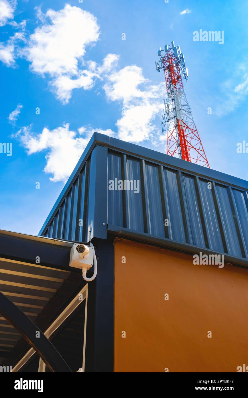 CCTV Camera and WIFI Device outside house for investigation and prevent ...