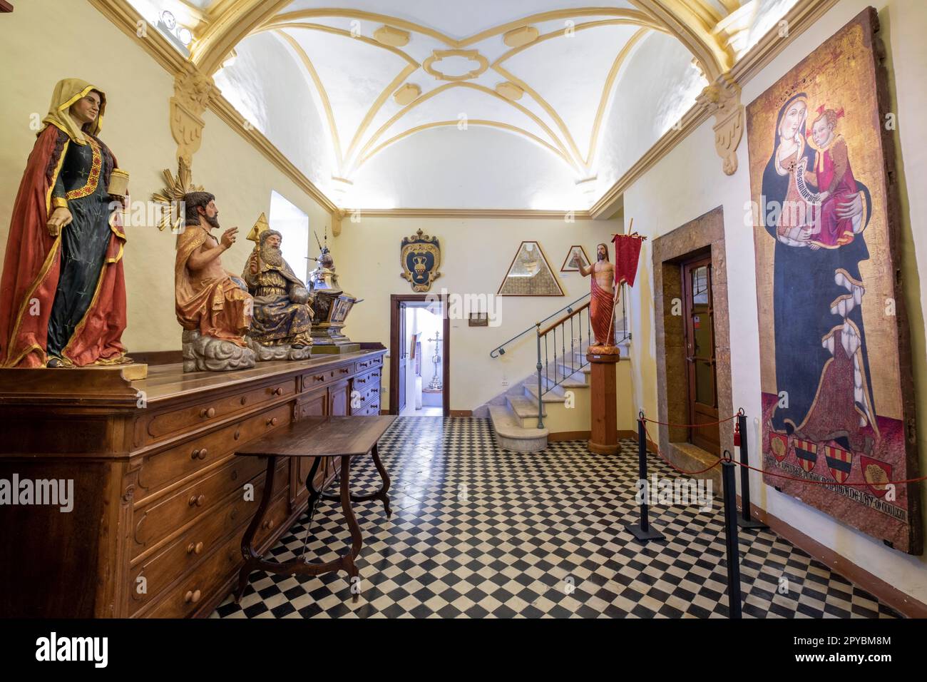 parish museum, church of Santa Maria la Major, Inca, Mallorca, balearic ...