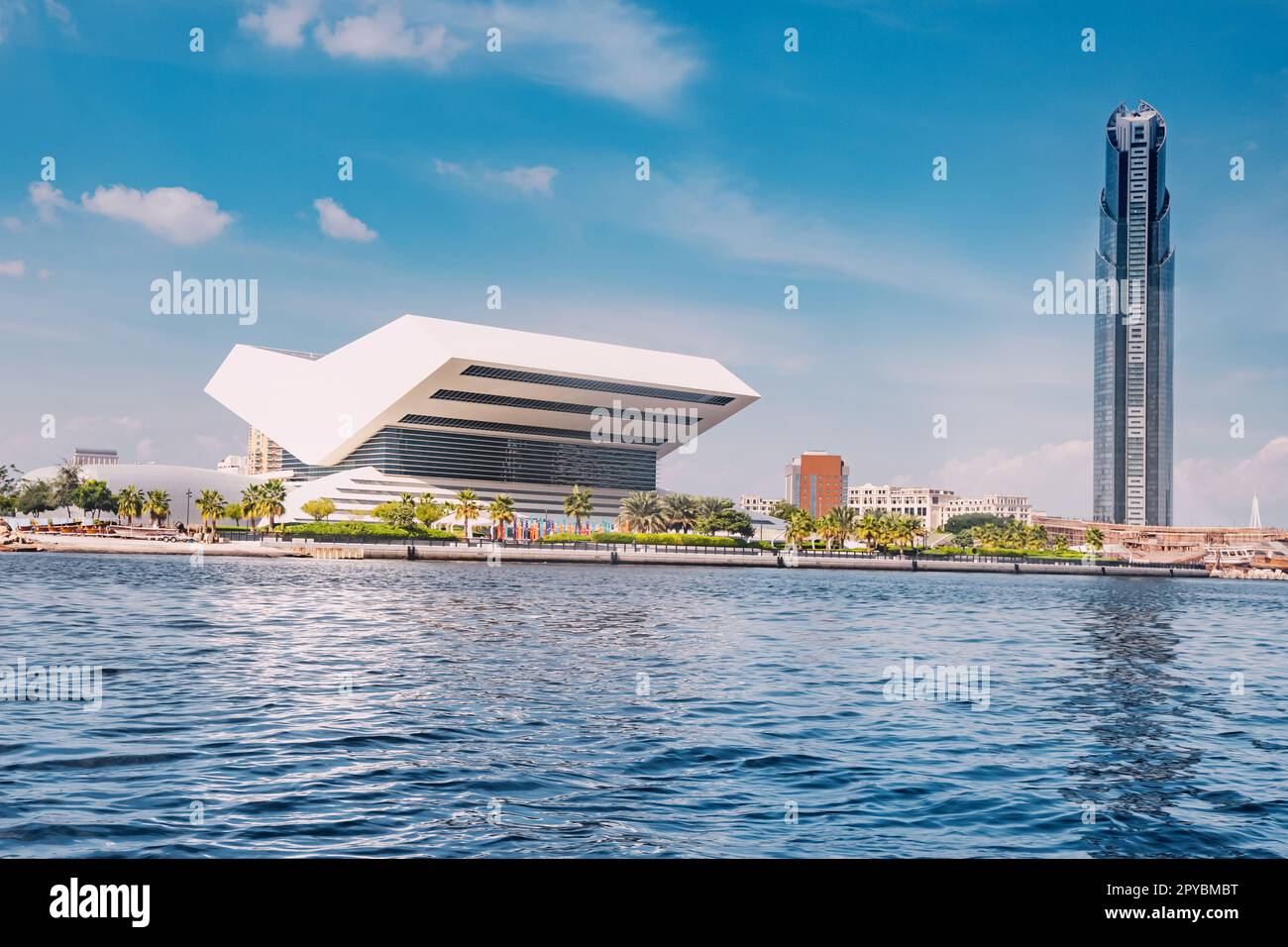 19 January 2023, Dubai, UAE: Mohammed bin Rashid library in shape of ...