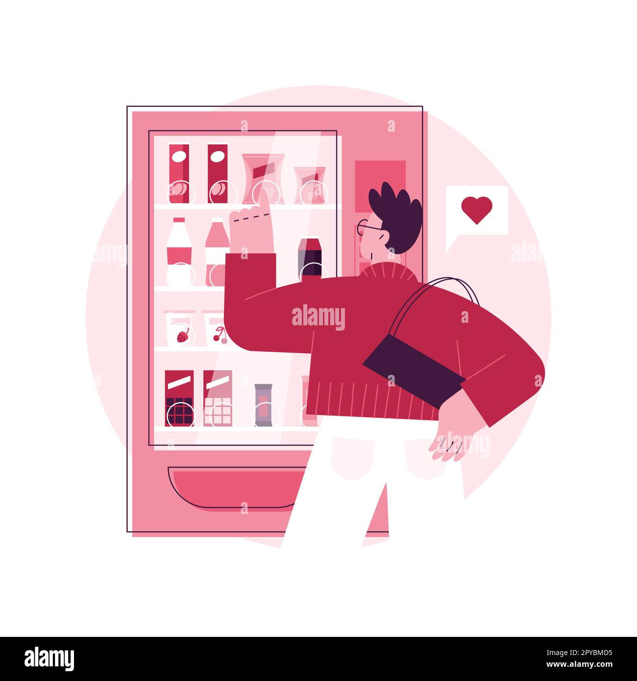 Vending machine abstract concept vector illustration. Vending business ...