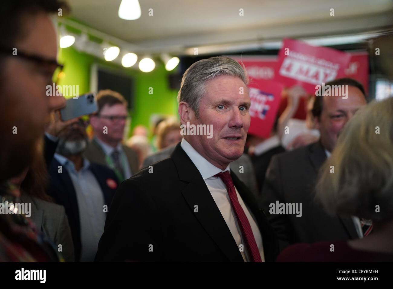 Labour leader Sir Keir Starmer during a visit to Gillingham, Kent, on ...