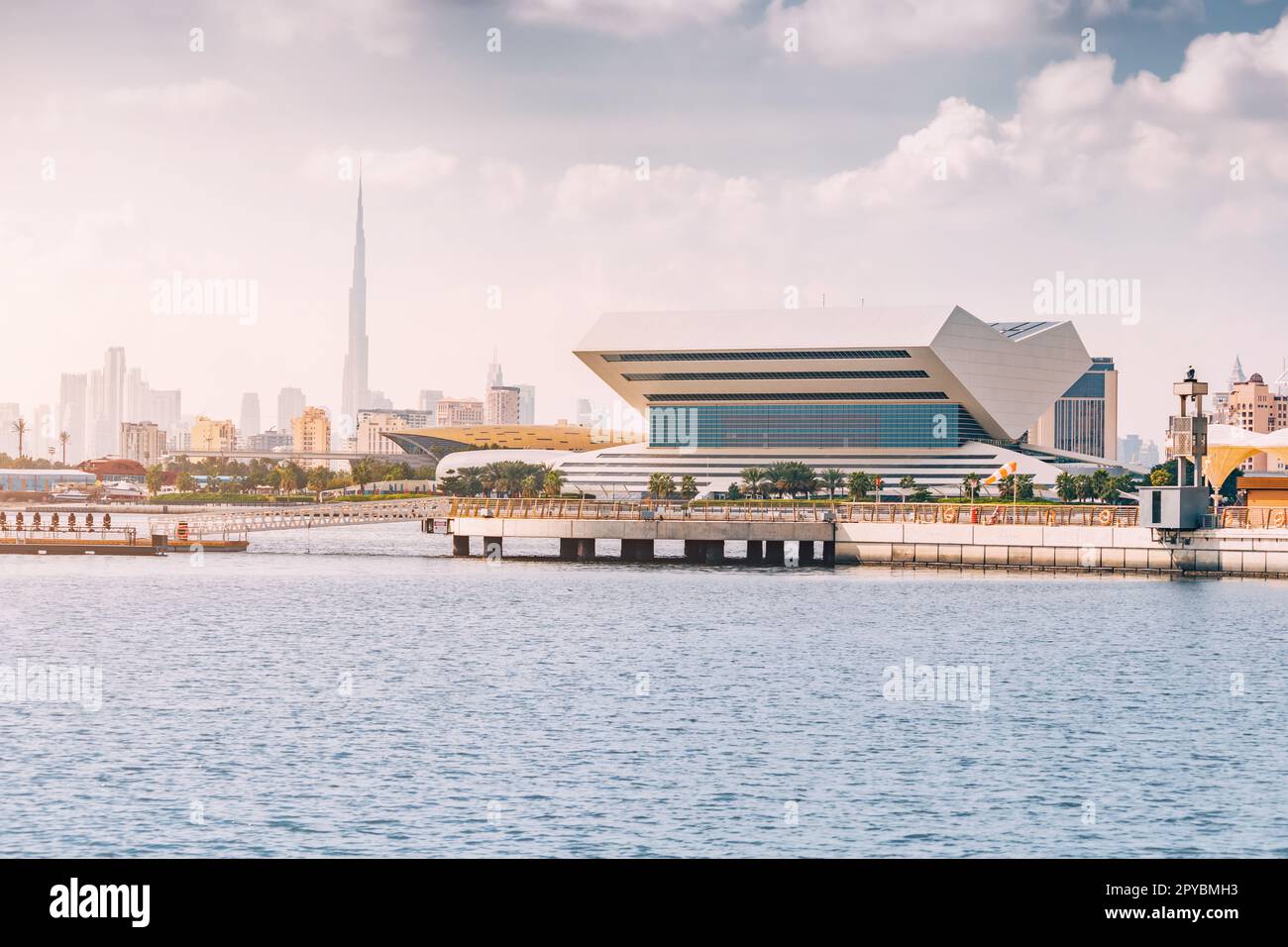 19 January 2023, Dubai, UAE: Mohammed bin Rashid library in shape of ...