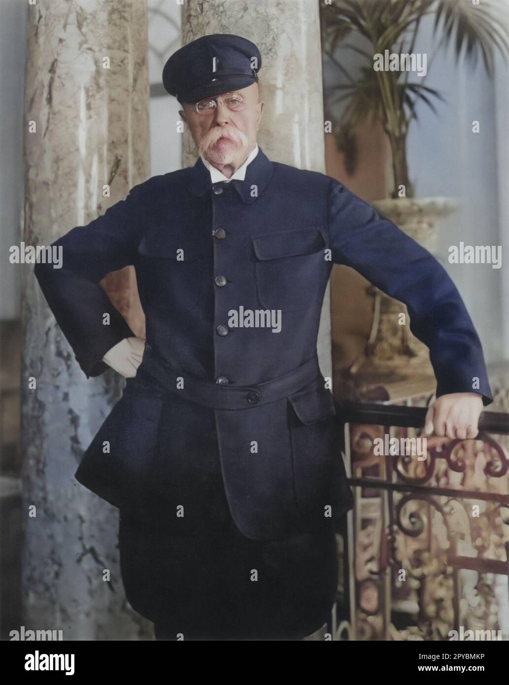 Tomas Garrigue Masaryk - portrait of the Czech diplomat and politician ...