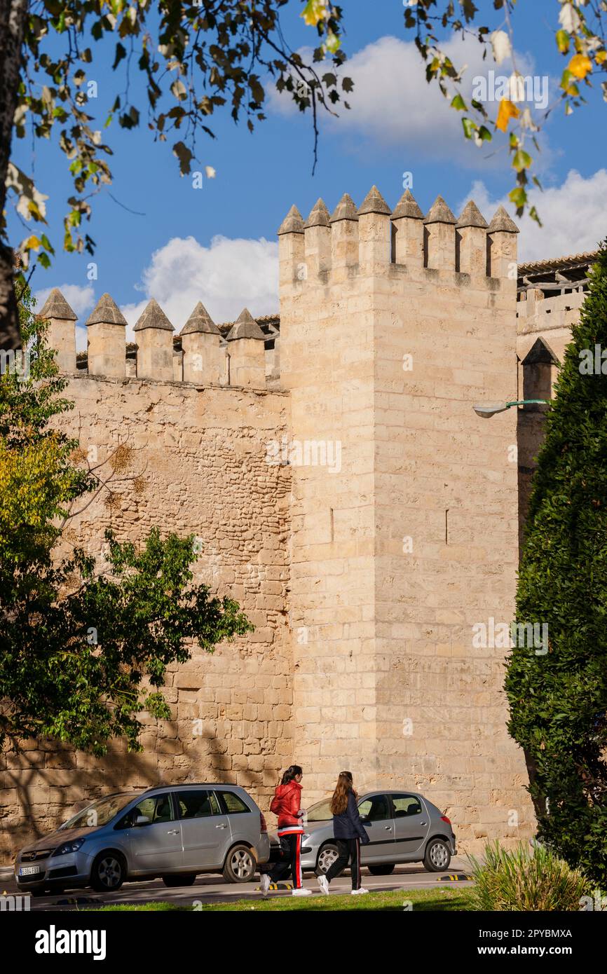 Arab wall, 10th-12th century, Palma, Mallorca, balearic islands, spain ...