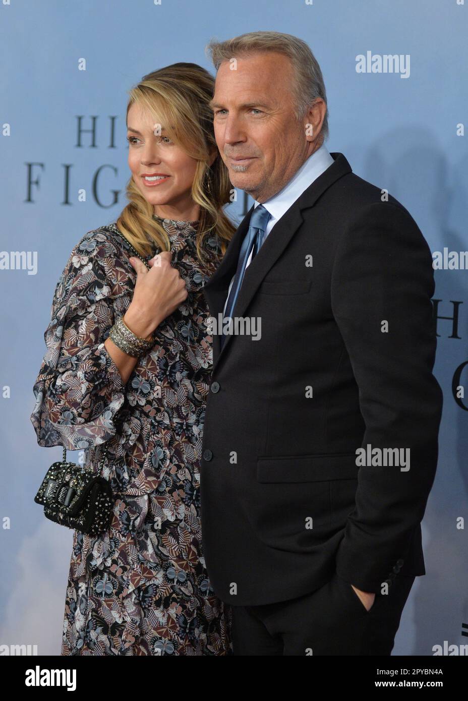 Christine Baumgartner and Kevin Costner attend the "Hidden Figures" New ...