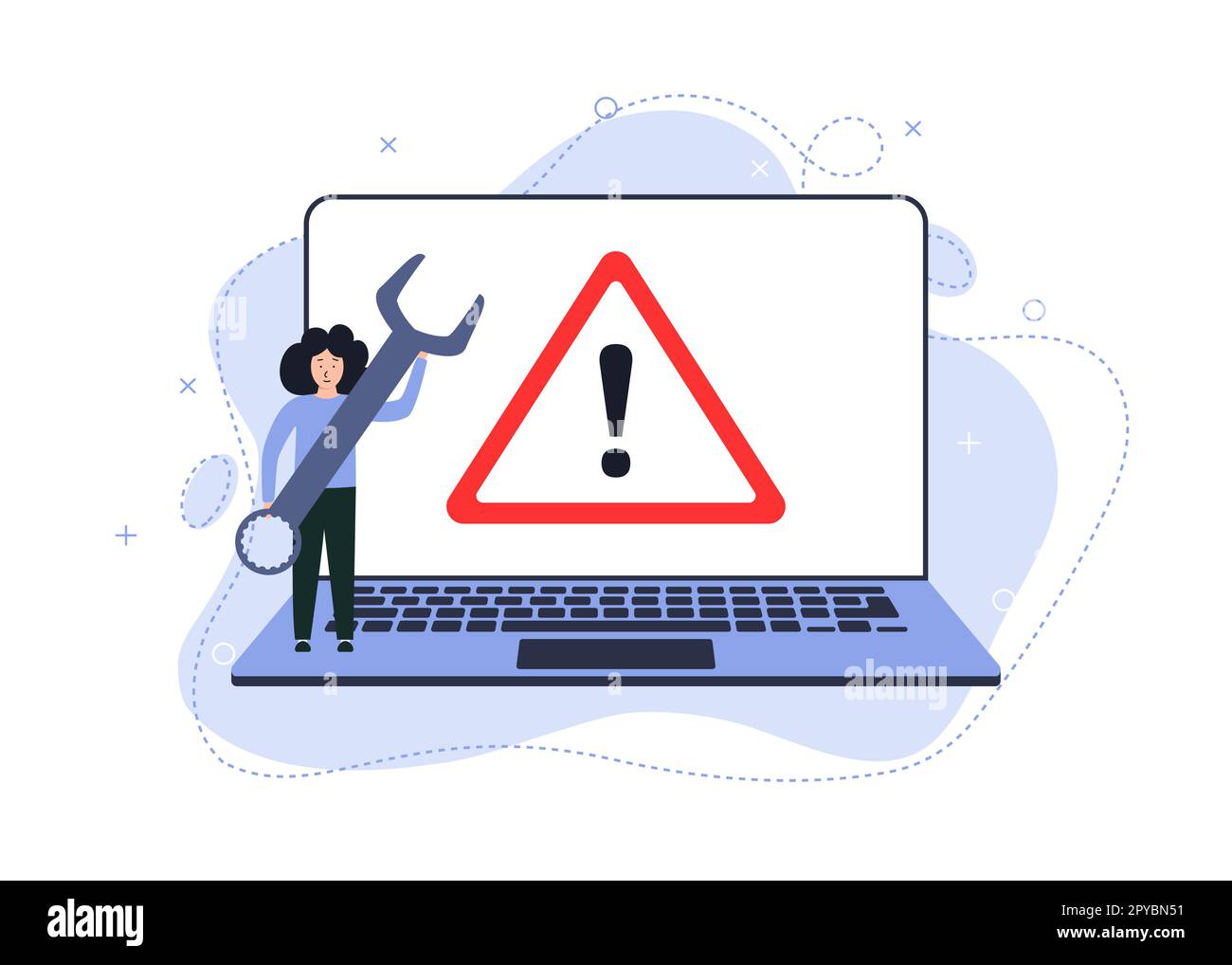 Computer expert programmer Stock Vector Images - Alamy