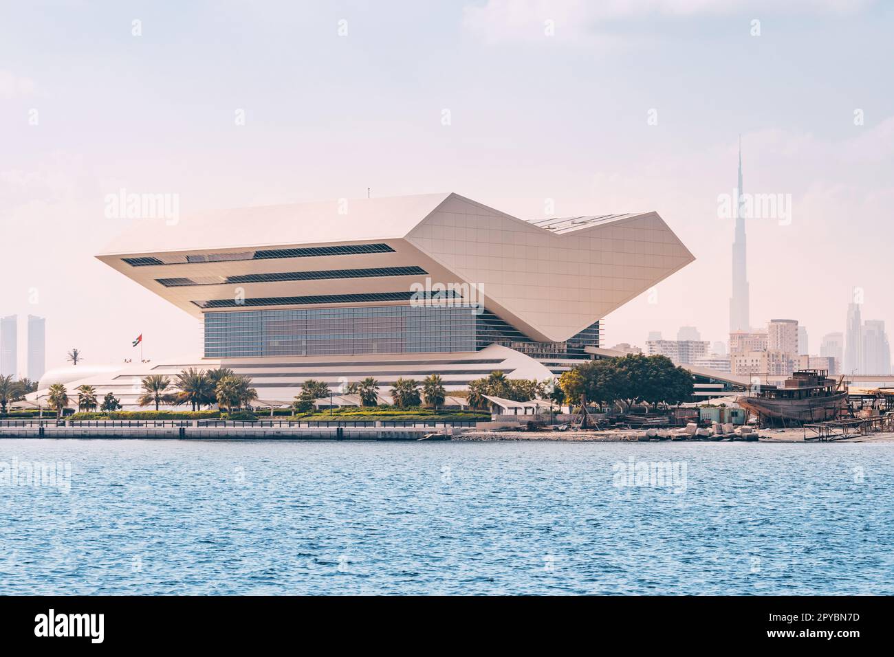 19 January 2023, Dubai, UAE: Mohammed bin Rashid library in shape of ...