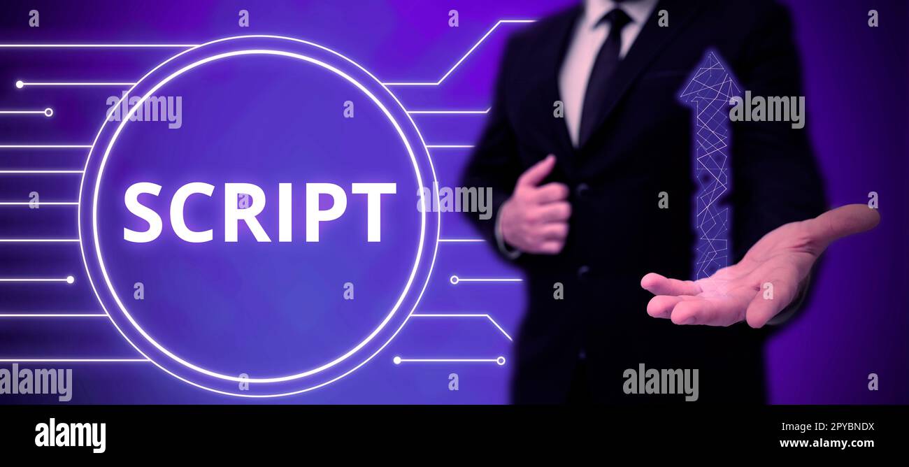 Text showing inspiration Script. Business concept handwriting as ...