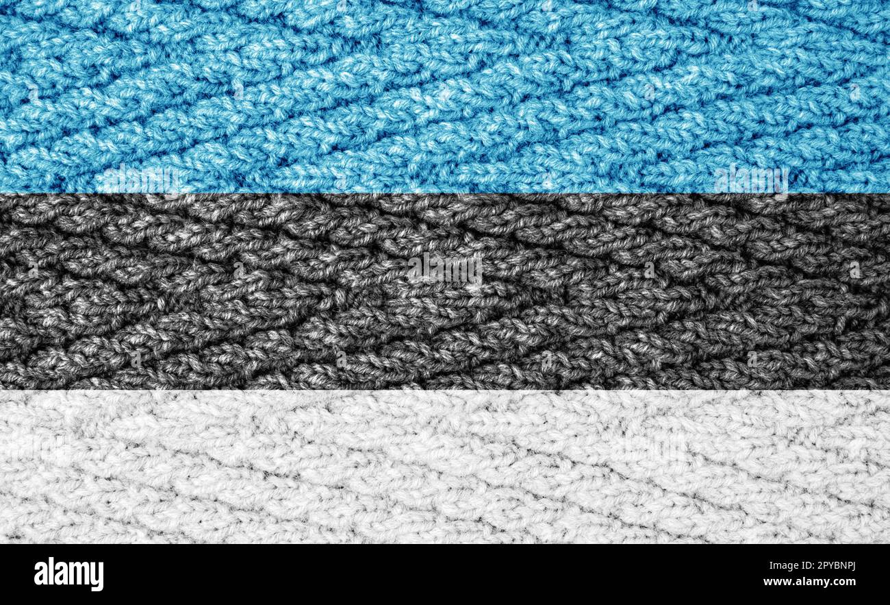 Flag on the knitted surface Stock Photo - Alamy