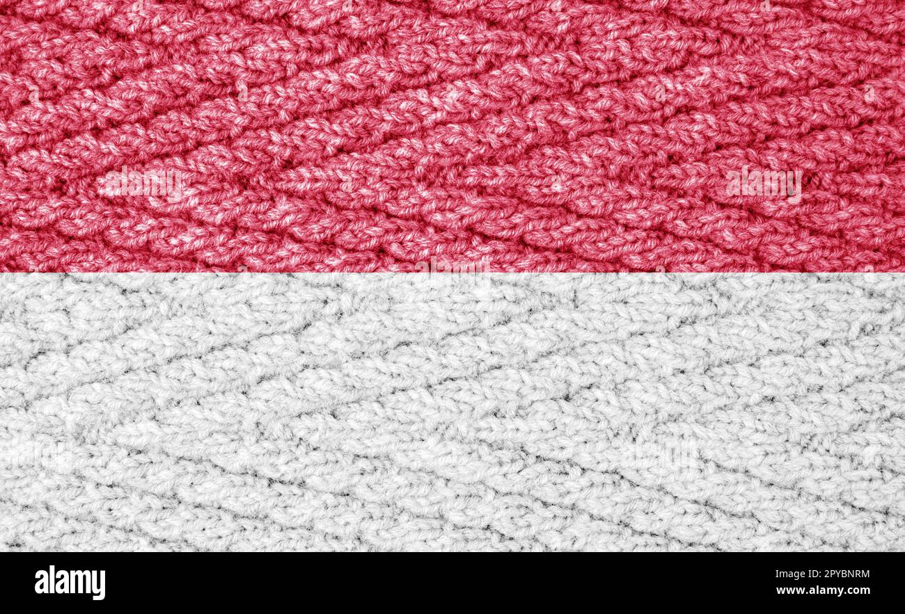 Flag on the knitted surface Stock Photo - Alamy