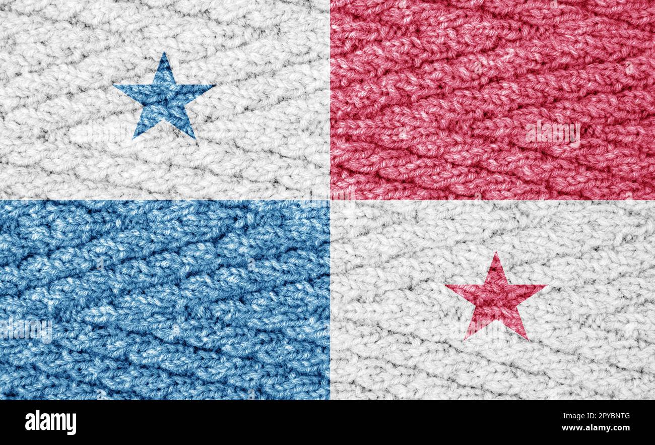 Flag on the knitted surface Stock Photo - Alamy