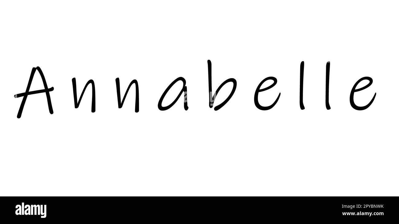 Simple text name design on white Stock Photo - Alamy