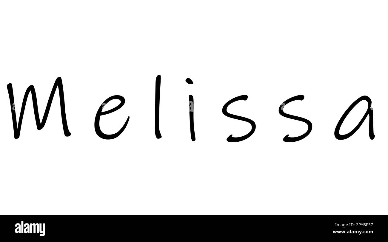 Simple text name design on white Stock Photo - Alamy