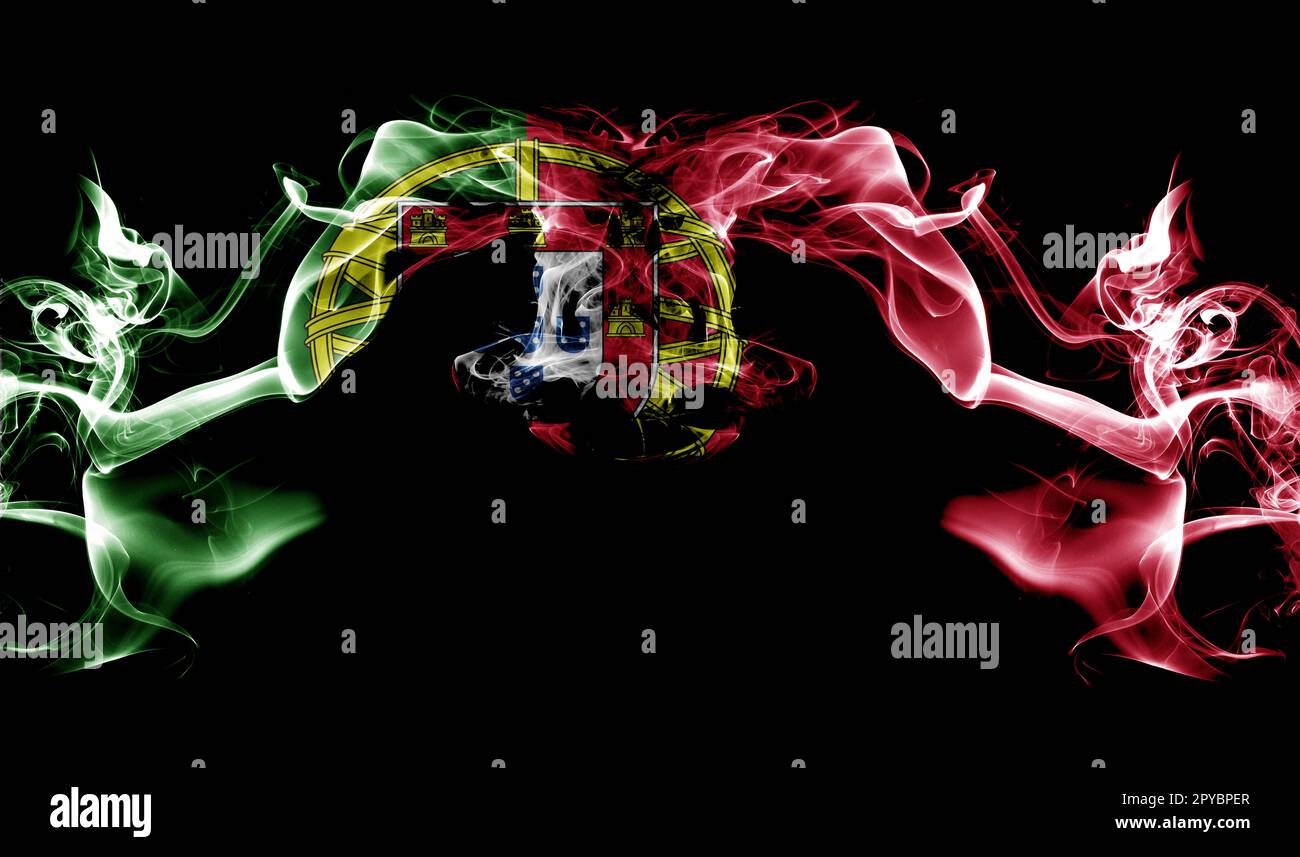 Portugal smoke flag hi-res stock photography and images - Alamy