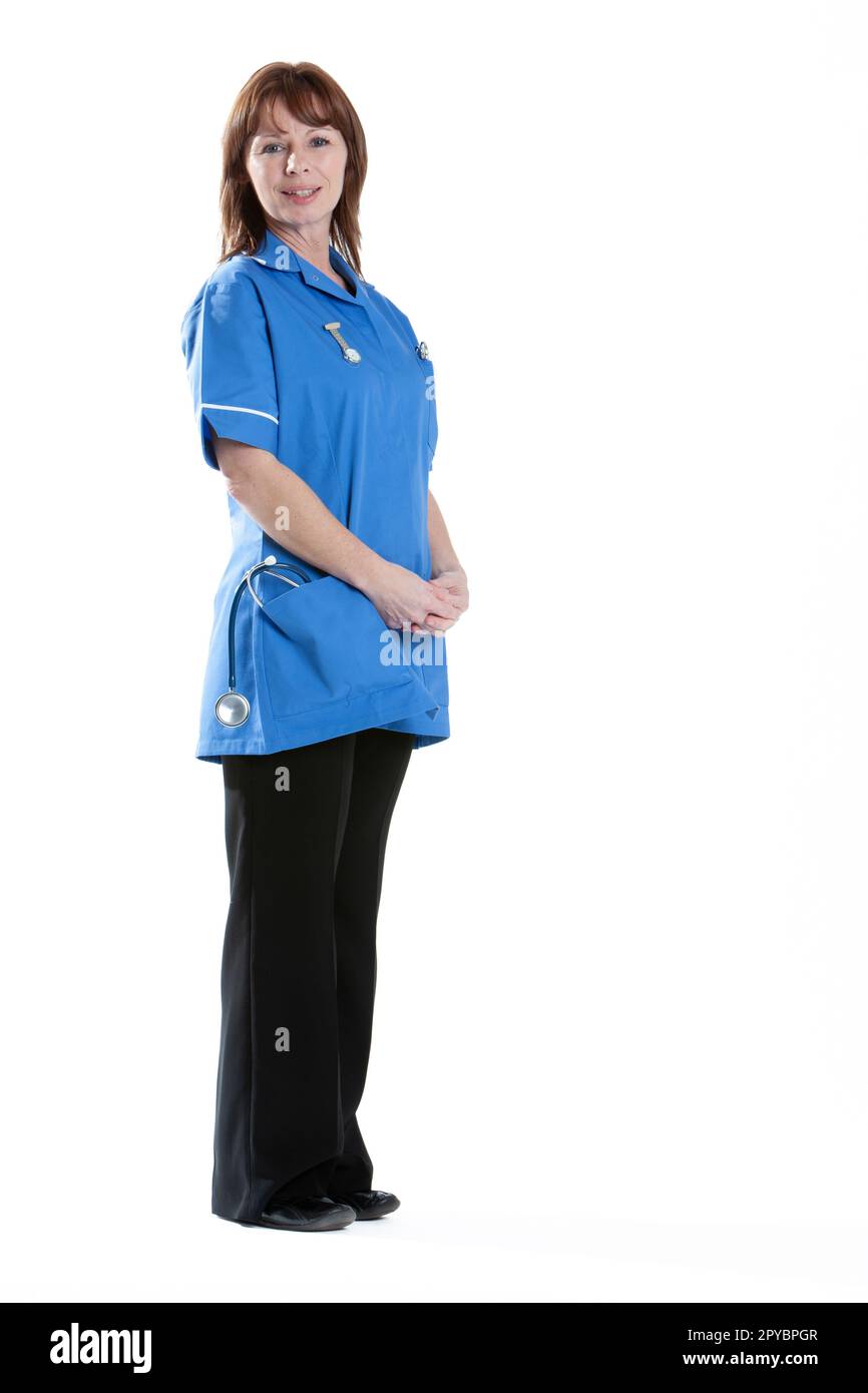 Friendly medical worker on Cut Out Stock Images & Pictures - Alamy