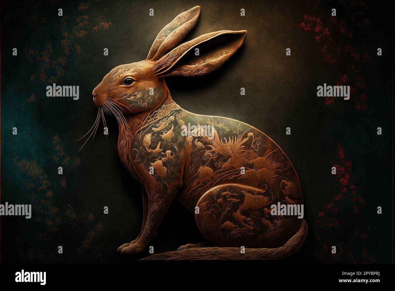Chinese zodiac rabbit hi-res stock photography and images - Alamy