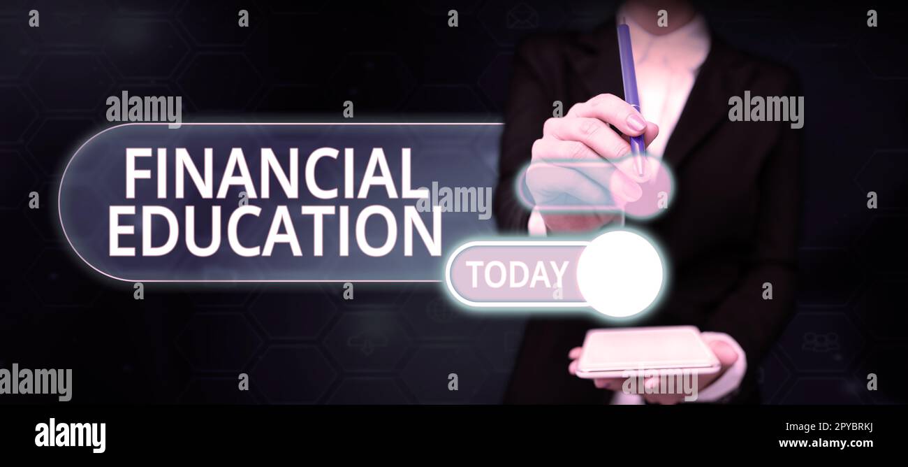 Inspiration showing sign Financial Education. Word for Understanding ...