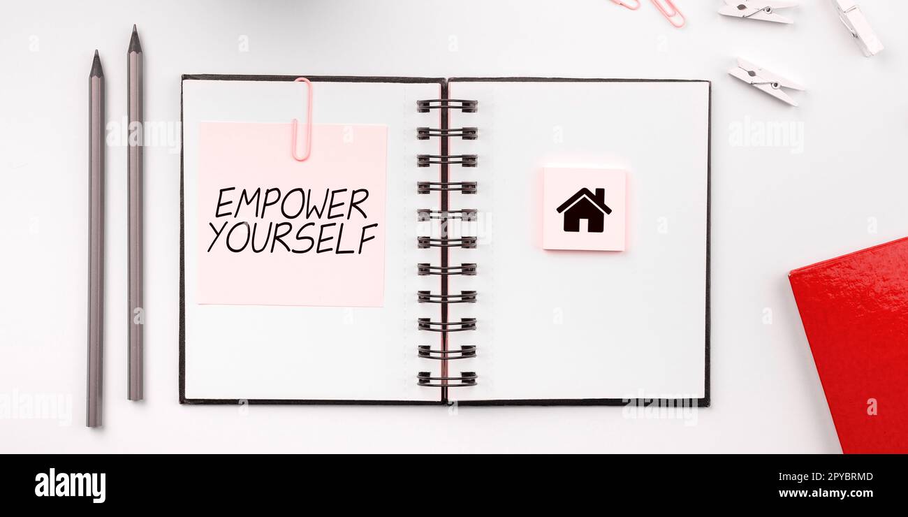 Text caption presenting Empower Yourself. Internet Concept taking ... Text caption presenting Empower Yourself. Internet Concept taking ...