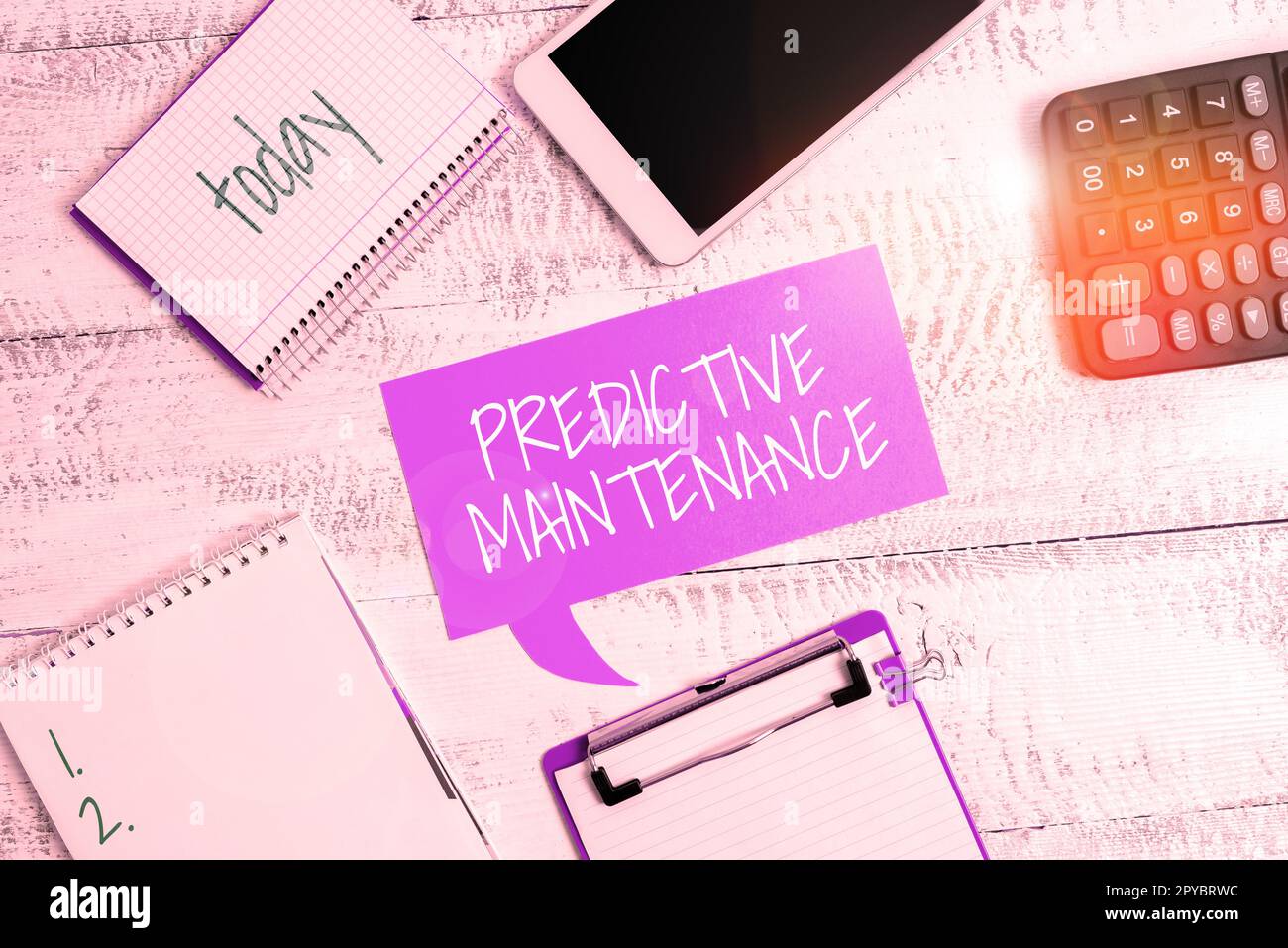 Conceptual display Predictive Maintenance. Business overview Predict ...
