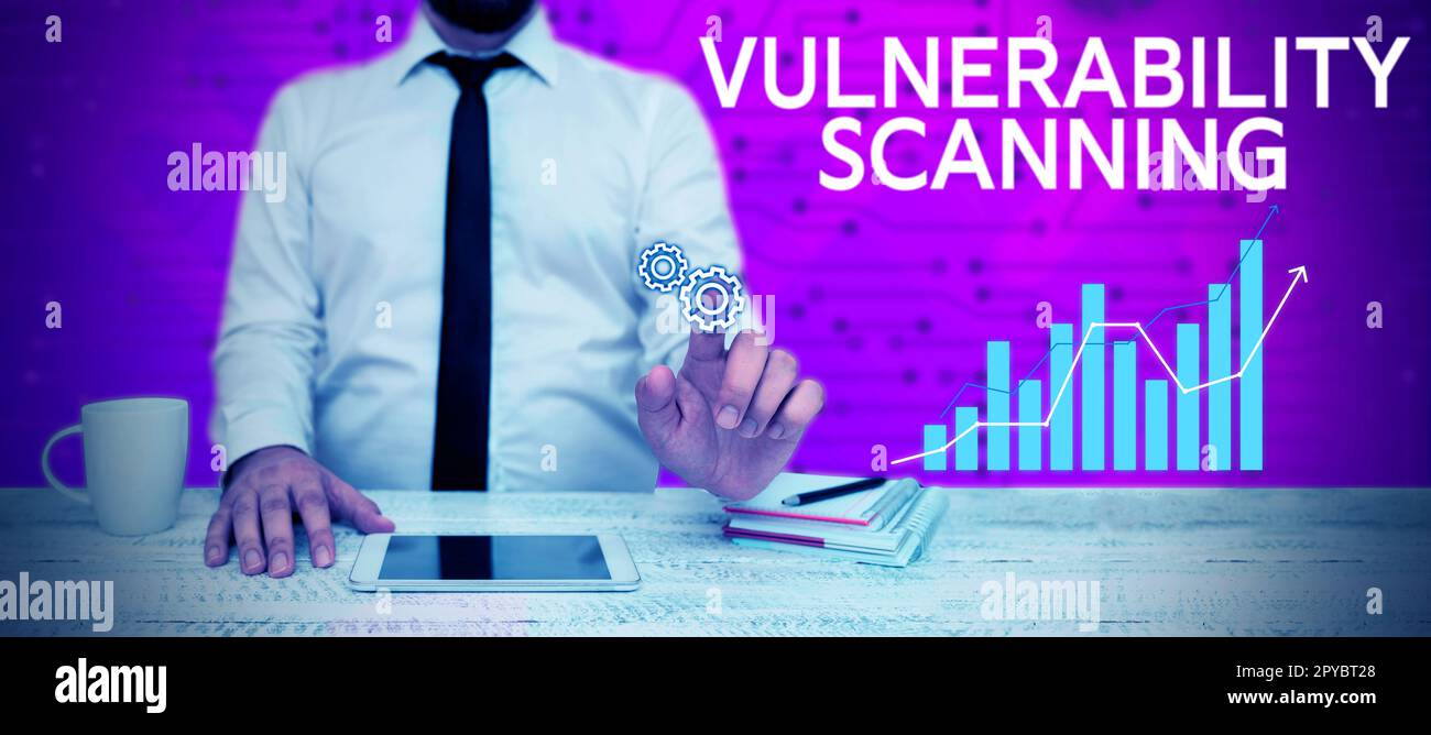 Inspiration showing sign Vulnerability Scanning. Business idea defining ...