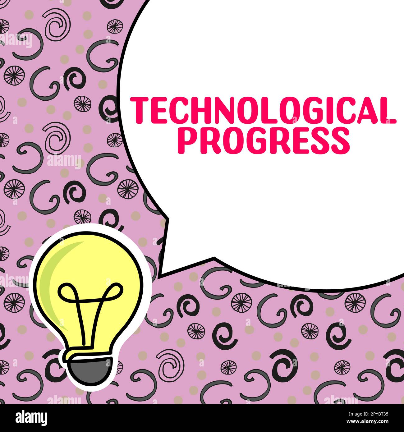 Writing displaying text Technological Progress. Internet Concept ...