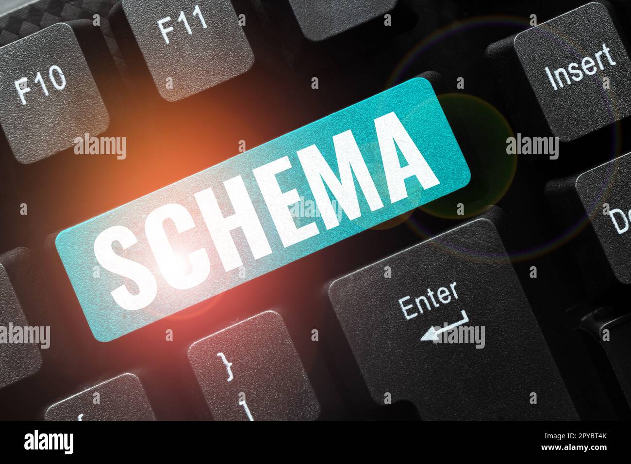 Text showing inspiration Schema, Business idea representation of plan ...