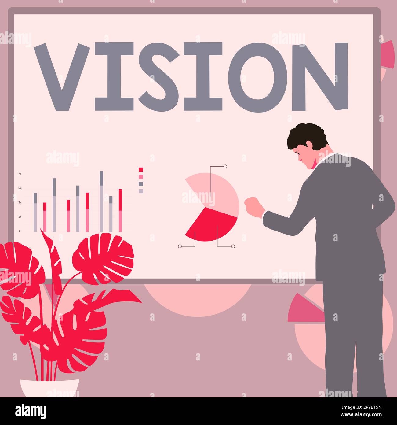 Writing displaying text Vision. Word Written on Being able to see ...