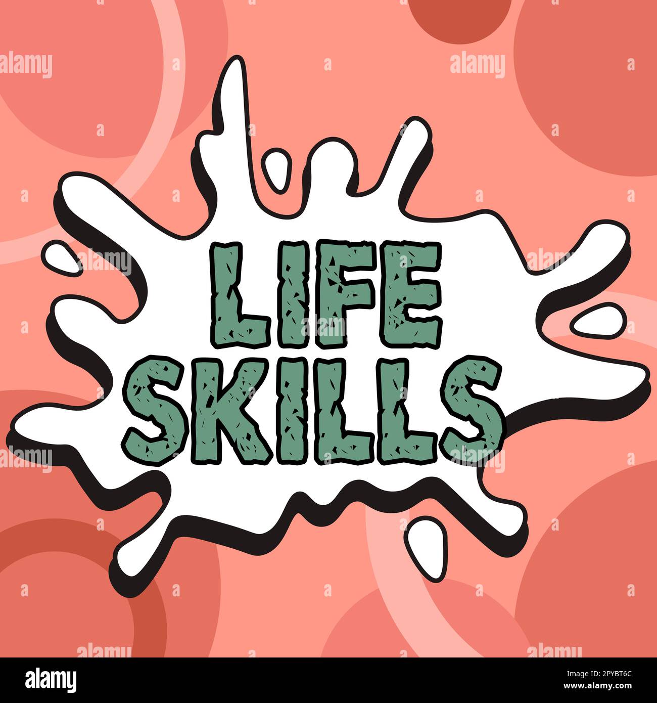 Text caption presenting Life Skills. Internet Concept that is necessary ...
