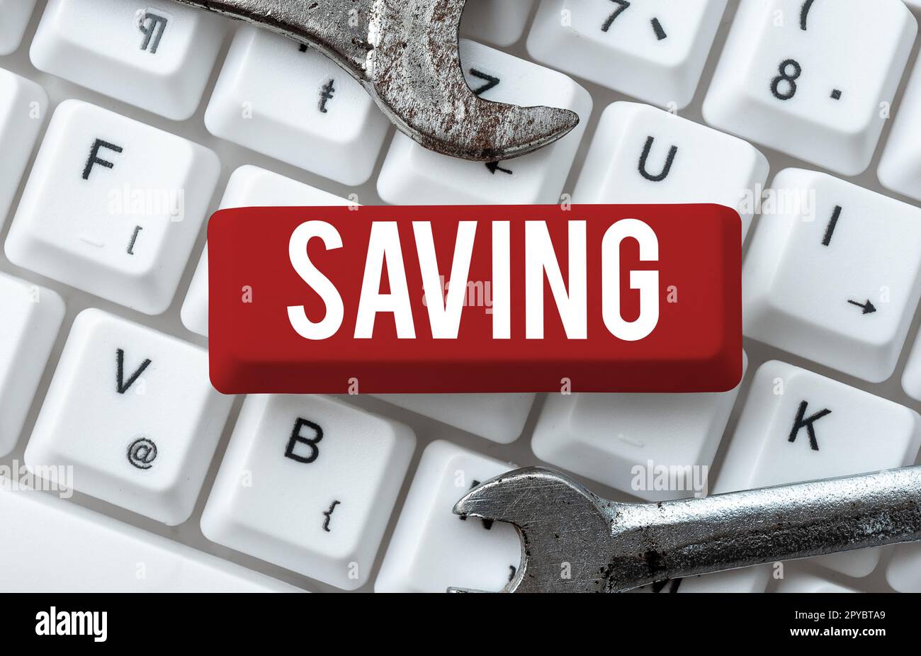 Sign displaying Saving. Business concept economy of or reduction money ...