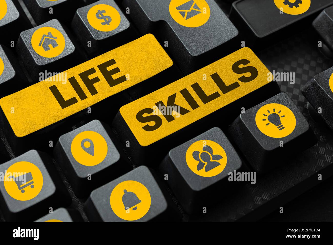 Conceptual caption Life Skills. Business approach that is necessary or ...