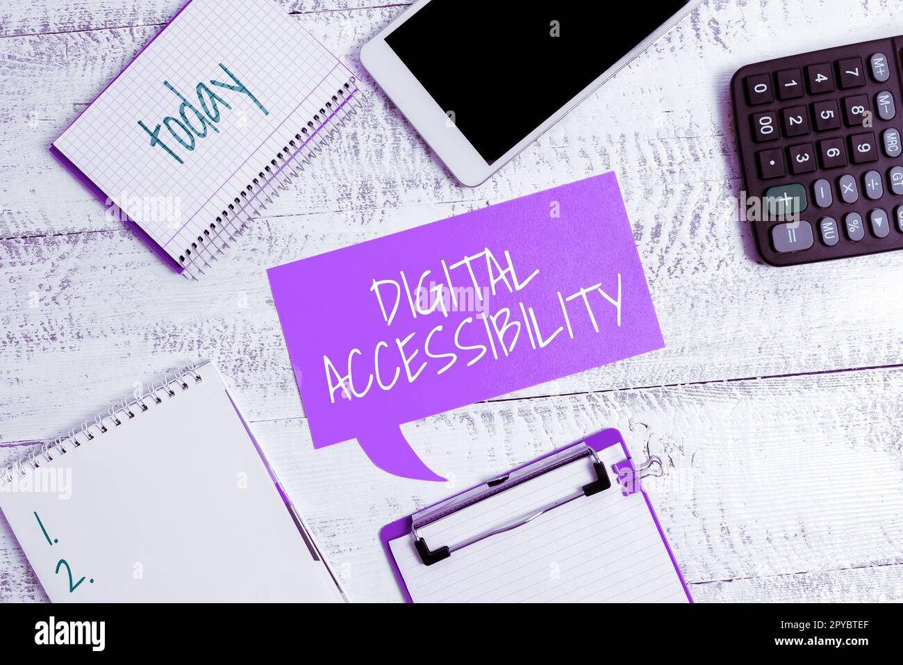 Conceptual display Digital Accessibility. Internet Concept electronic ...