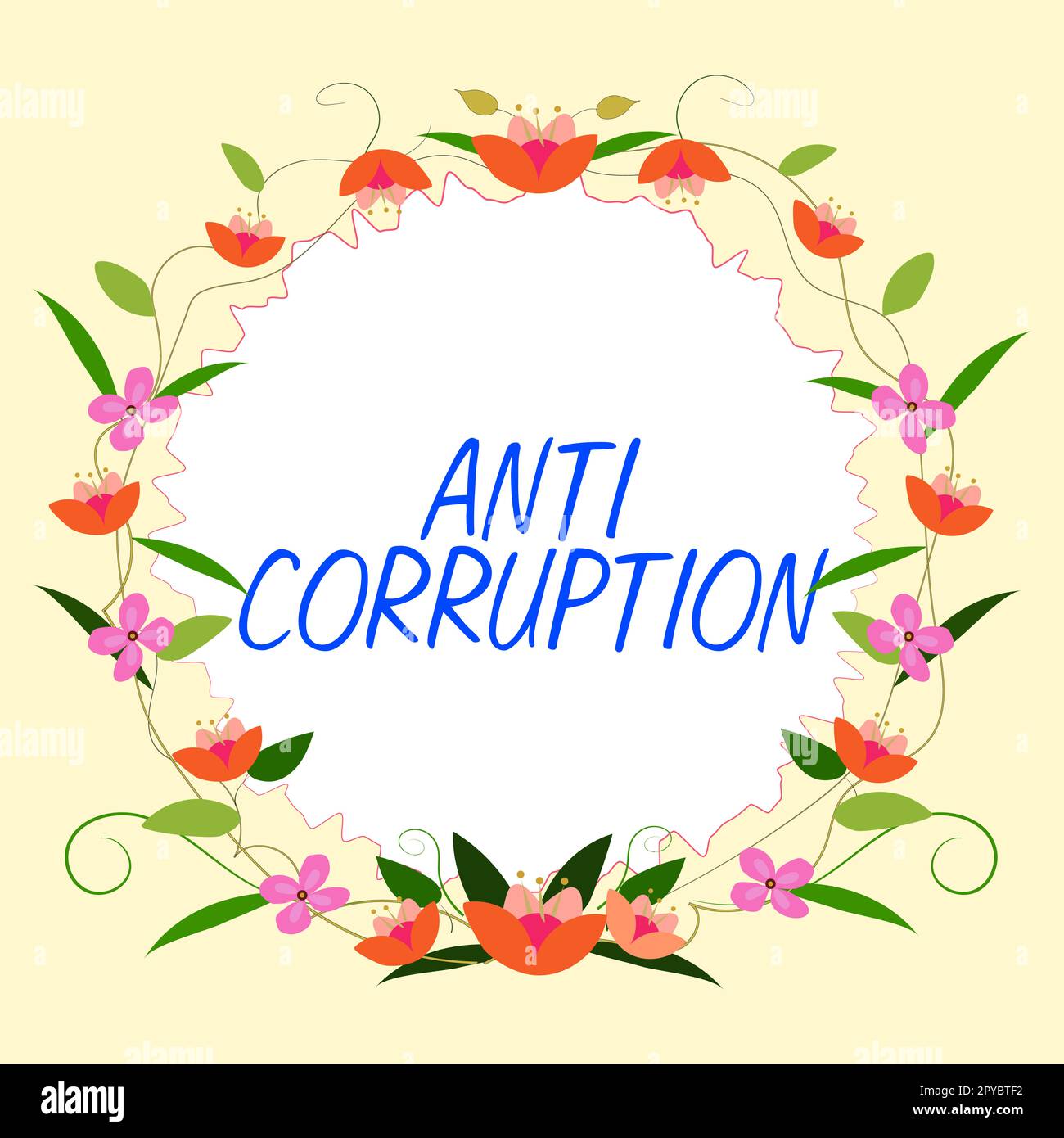 Text sign showing Anti Corruption. Word for regulations stop generating ...