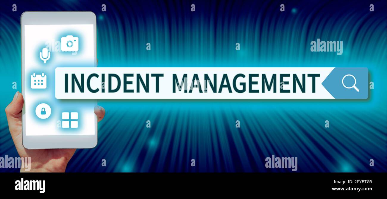 Conceptual caption Incident Management, Business idea Process to return ... Conceptual caption Incident Management, Business idea Process to return ...