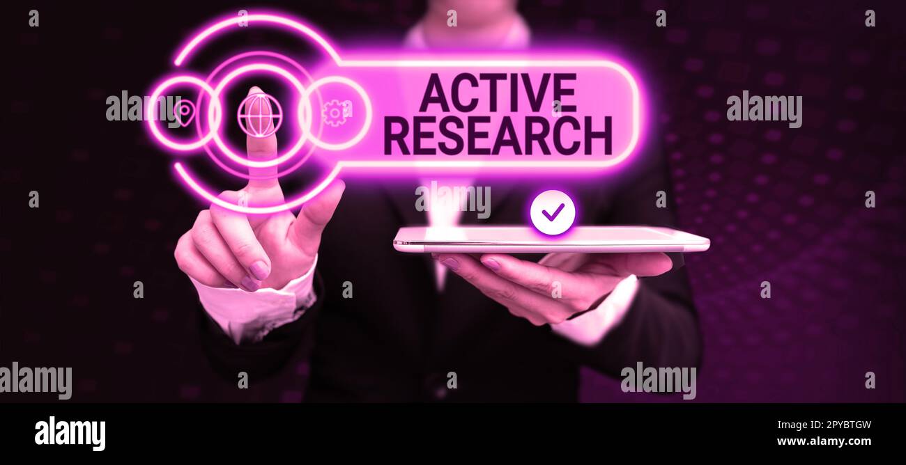 Text caption presenting Active Research. Conceptual photo Simultaneous ... Text caption presenting Active Research. Conceptual photo Simultaneous ...