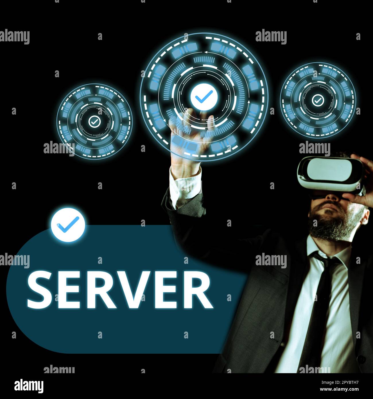 Inspiration showing sign Server. Internet Concept computer program ...