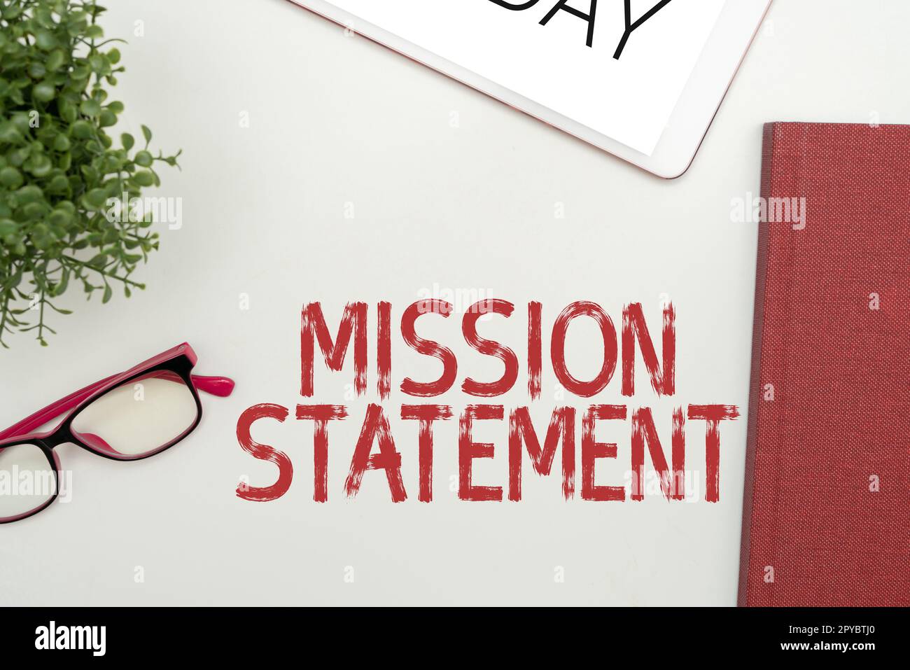 Handwriting text Mission Statement. Business approach Formal summary of ...