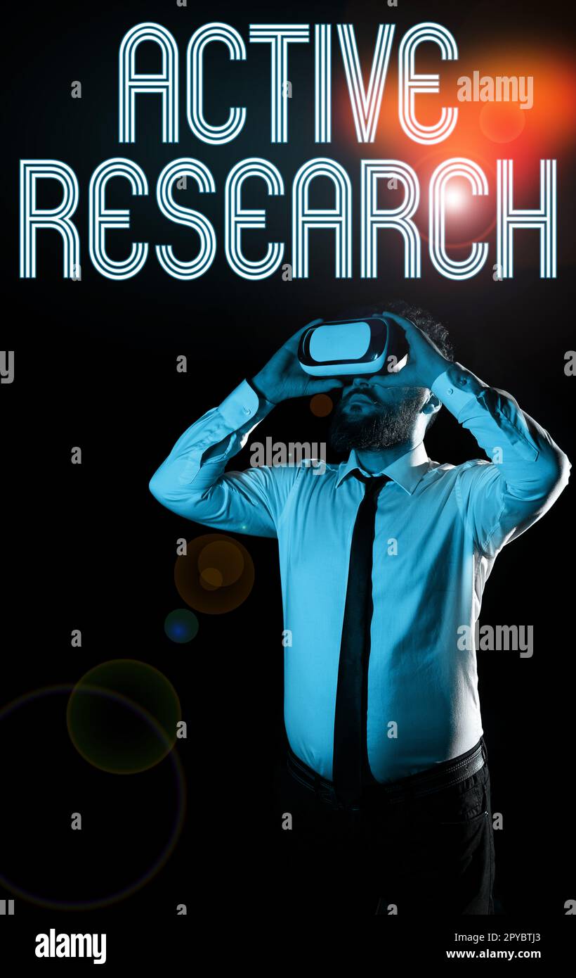 Text caption presenting Active Research. Business approach Simultaneous ... Text caption presenting Active Research. Business approach Simultaneous ...