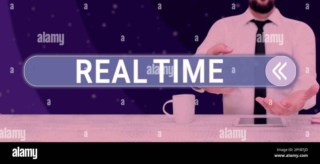 Conceptual caption Real Time. Concept meaning the actual time during ... Conceptual caption Real Time. Concept meaning the actual time during ...